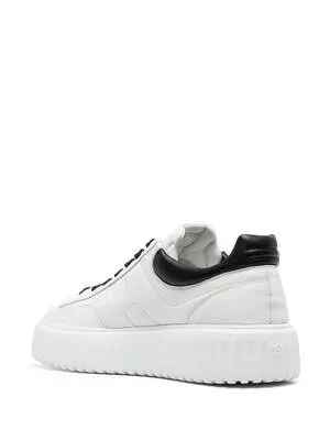 Hogan H-stripes Low-top Sneakers - White