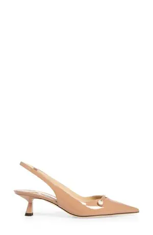 JIMMY CHOO Amita Slingback Pumps - Ballet Pink