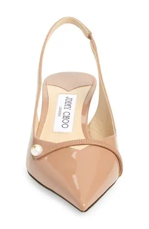JIMMY CHOO Amita Slingback Pumps - Ballet Pink