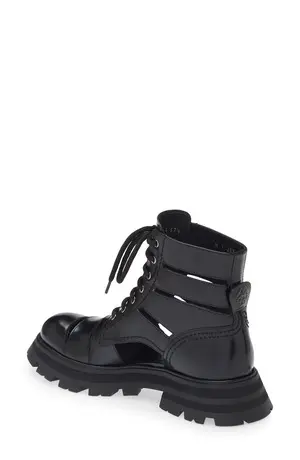 Alexander McQueen Wander Slash Combat Boot