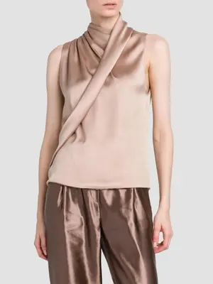 Giorgio Armani Silk Sleeveless Top