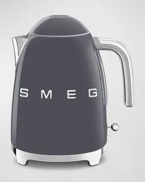 SMEG Retro Electric Kettle, Polished White Gray