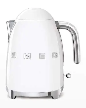 SMEG Retro Electric Kettle, Polished White White 7