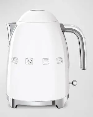 SMEG Retro Electric Kettle, Polished White White