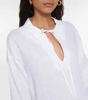 Asceno Linen Midi Dress