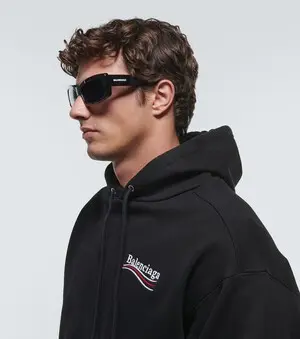 Balenciaga Oversized Rectangle Sunglasses