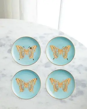 Jonathan Adler Mariposa Coasters, Set Of 4 - Multi