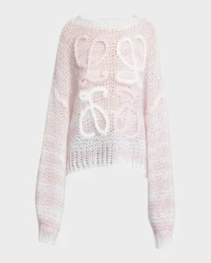 Loewe Striped Anagram Knit Sweater