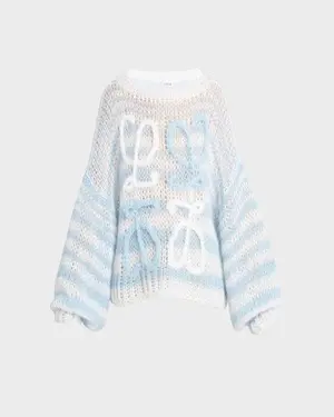 Loewe Striped Anagram Knit Sweater