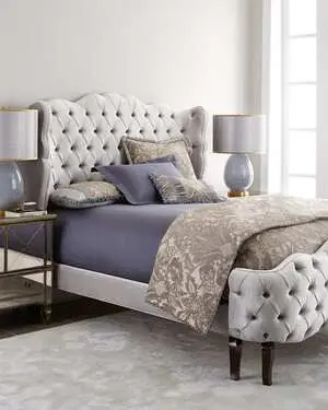 HAUTE HOUSE Pantages Tufted - Silver / Gray
