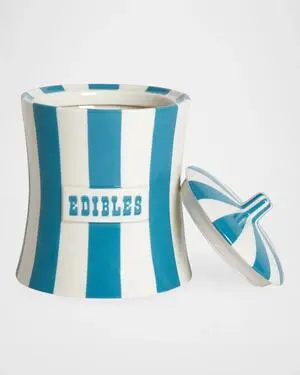 Jonathan Adler Vice Edibles Canister - Teal