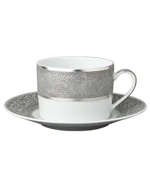 Bernardaud Sauvage Cup - White/silver