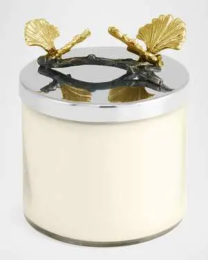 Michael Aram Butterfly Ginkgo Candle Silver