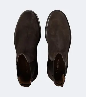 GIANVITO ROSSI Douglas Suede Chelsea Boots - Brown