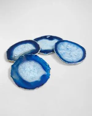 ANNA NEW YORK Pedra Coasters, Set Of 4 - Azure