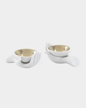 Jonathan Adler Eve Salt & Pepper Cellars - White