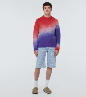 ERL Gradient Mohair-blend Sweater - Multicoloured