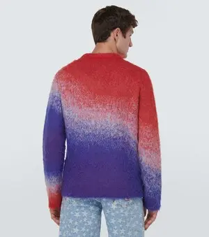ERL Gradient Mohair-blend Sweater - Multicoloured