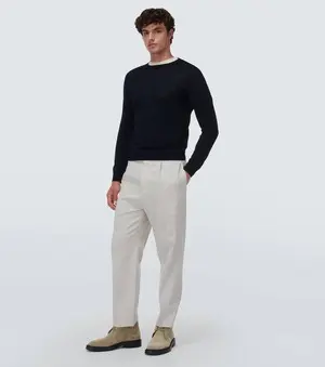 TOD'S Suede Desert Boots - Beige