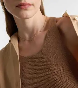 OCTAVIA ELIZABETH Micro Nesting Gem Diamond Necklace