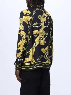 Versace Shirt In Viscose - Black