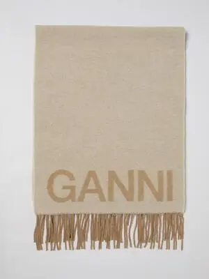GANNI Scarf - Beige