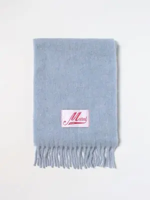Marni Scarf In Alpaca Wool Blend Wisteria