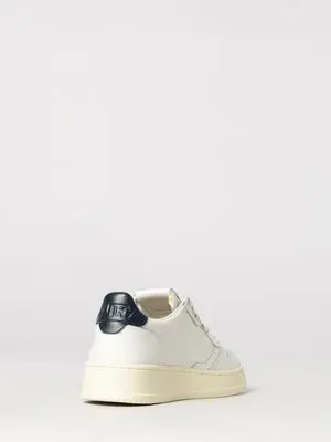 AUTRY Medalist Low Bi Leather Sneakers With Perforated Toe - White 2