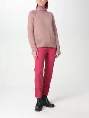Max Mara Cotton Pants - Fuchsia
