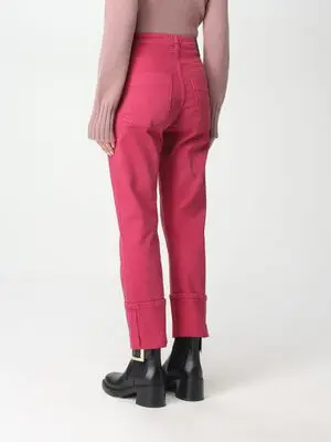 Max Mara Cotton Pants - Fuchsia