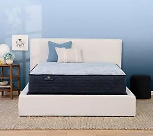 SERTA Perfect Sleeper Blue Lagoon Nights Plush Attress Full - One-color