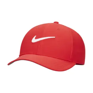 Nike Unisex Dri-fit Club Structured Swoosh Cap Red