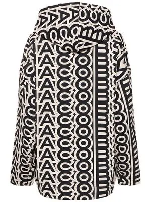 Marc Jacobs The Monogram Oversize Cotton Hoodie - Black,white