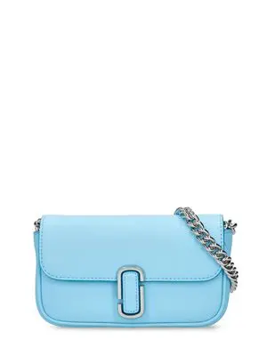 Marc Jacobs The Mini J Marc Leather Shoulder Bag - Pool