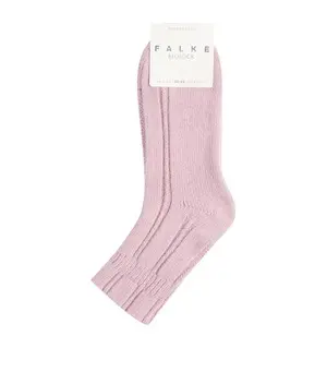 Falke Knitted Bedsock Socks - Pink