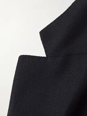 Zegna Wool-blend Blazer - Blue