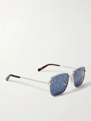 Dior Cd Diamond S4u D-frame Sunglasses - Silver