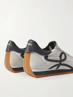 Loewe Flow Runner Leather-trimmed Sneakers