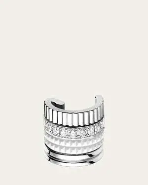 Boucheron Quatre Double White Edition Single Clip Earring