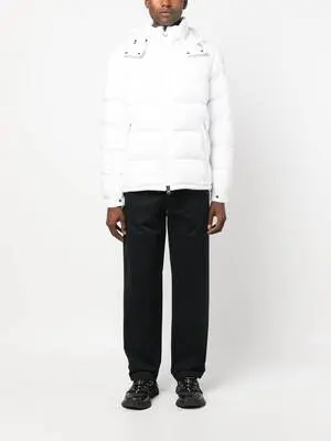 Moncler Maya Hooded Puffer Jacket - White
