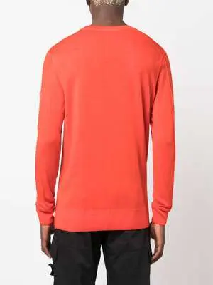C.P. COMPANY Lens-detail Wool Jumper - Orange
