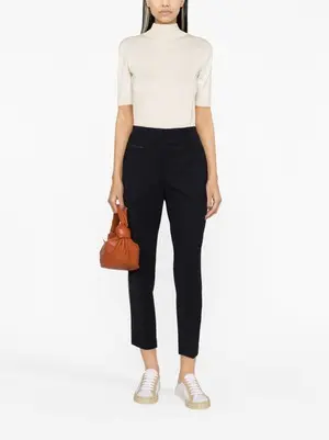 Brunello Cucinelli High-waisted Straight-leg Trousers