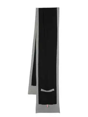 Thom Browne 4-bar Stitch Pocket Scarf