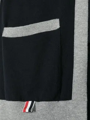 Thom Browne 4-bar Stitch Pocket Scarf