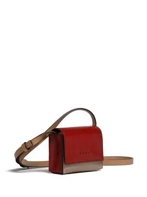 Marni Colour-block Leather Crossbody Bag