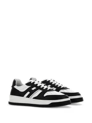 Hogan H630 Perforated Low-top Sneakers - Black