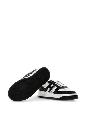 Hogan H630 Perforated Low-top Sneakers - Black