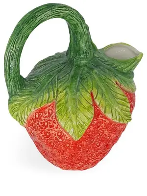 LES-OTTOMANS Fruit Porcelain Jug - Red