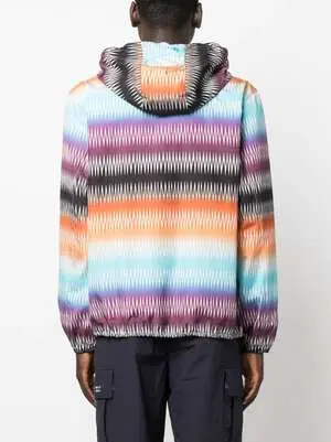 Missoni Gradient Zigzag-print Hooded Jacket