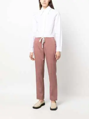 Eleventy Drawstring Chambray Trousers